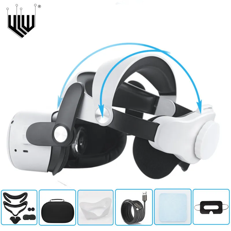 Adjustable VR Head Strap & Face Padding Set - Enhanced Comfort ...