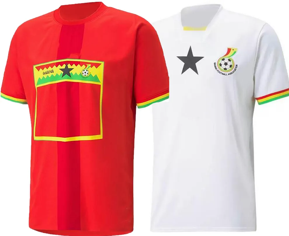 22 23 Ghana Soccer Jerseys World National Team Mens Kids Women Thai ...
