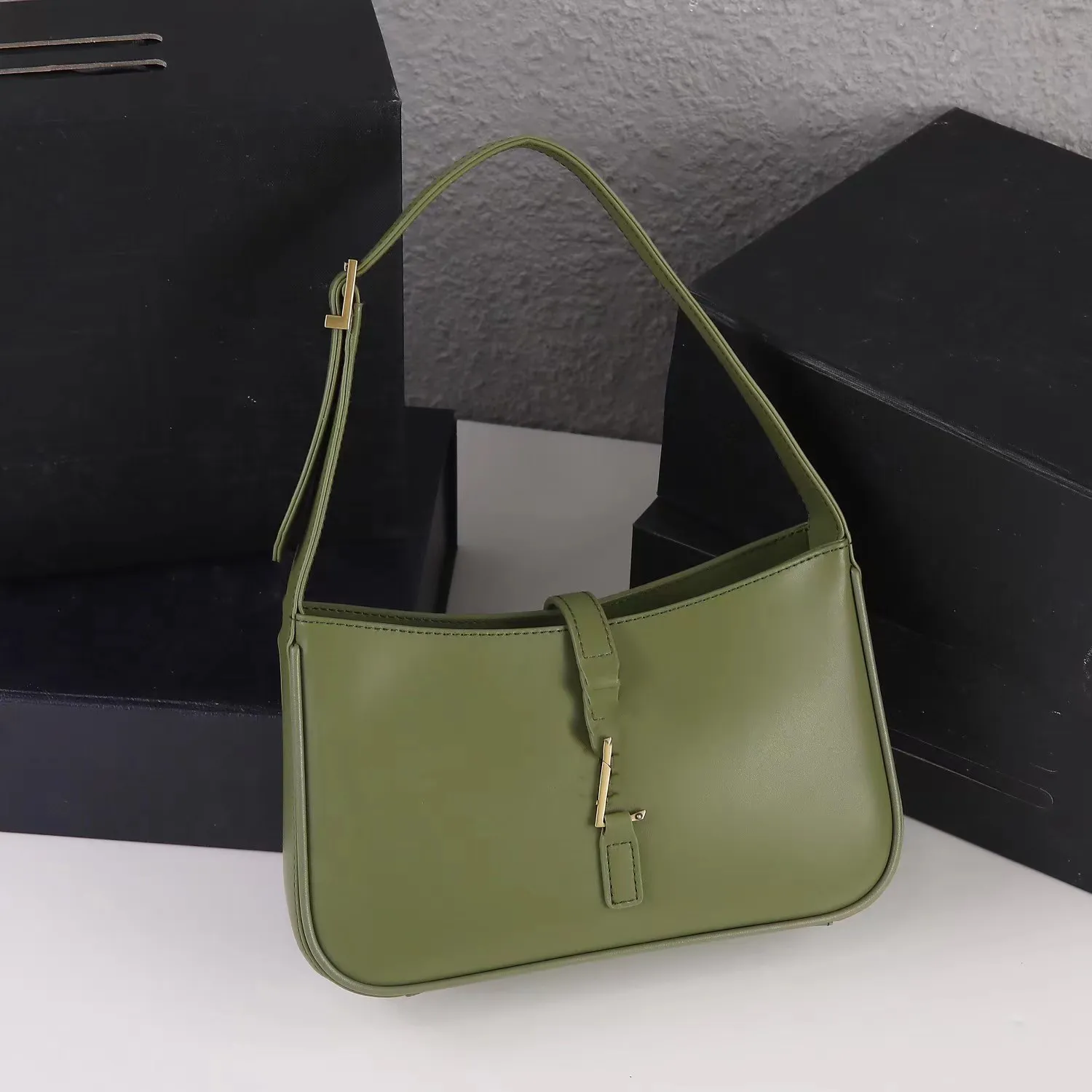 Armpit Bag Genuine Leather Shoulder Handbags For Women Classic Designer ...