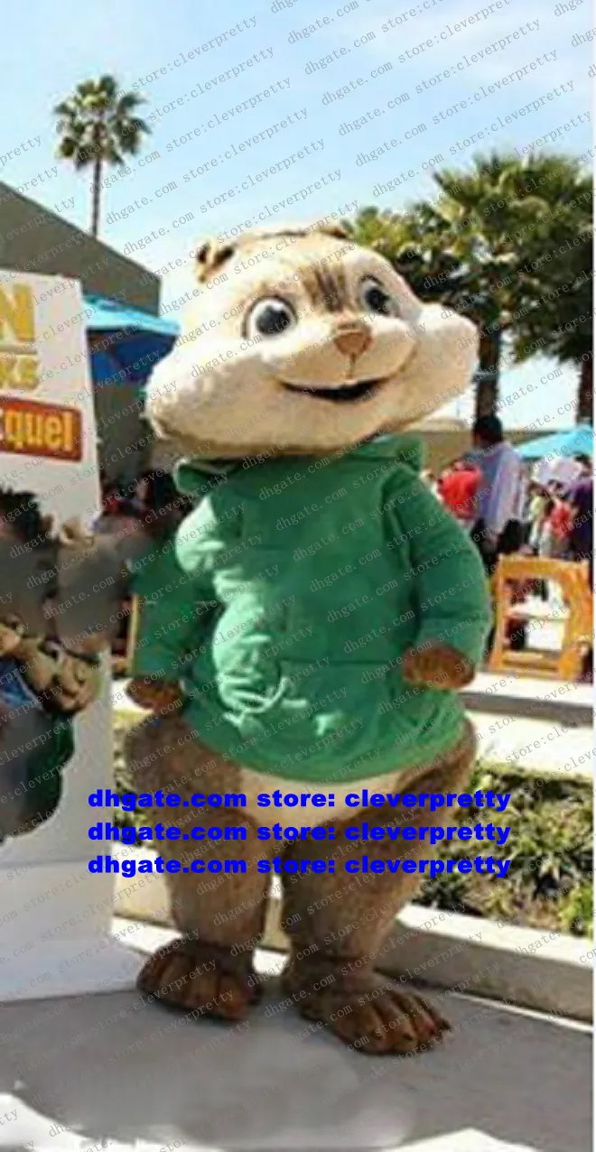 Mascot Costume Brown Alvin Simon Theodore Alvin And The Chipmunks