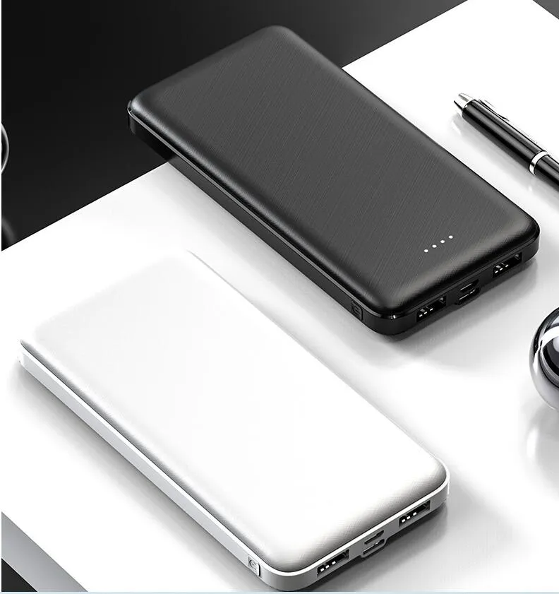 10000mAh Power Banks Slim Portable Charger External Battery Pack For ...