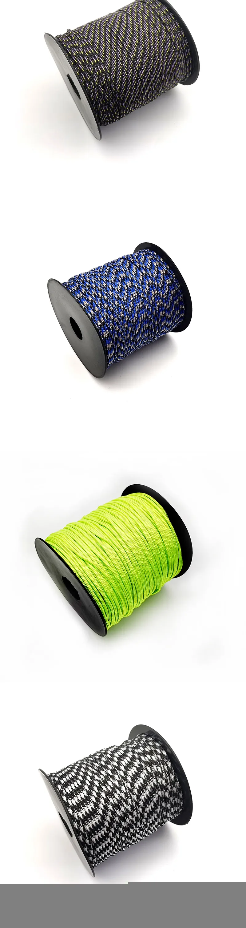 Climbing Ropes 2mm Paracord 100 Meters Lightweight Survival Parachute ...