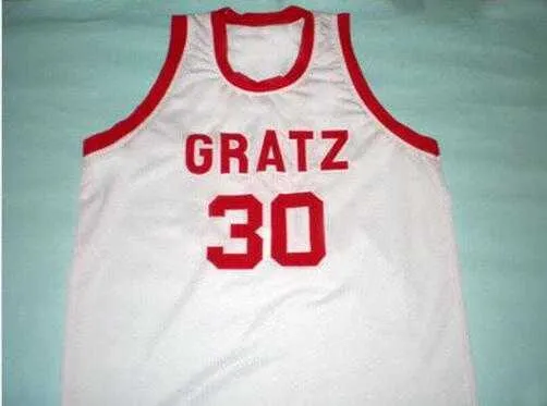 Custom Made Basketball Jerseys Stitched #30 Rasheed Wallace Gratz ...