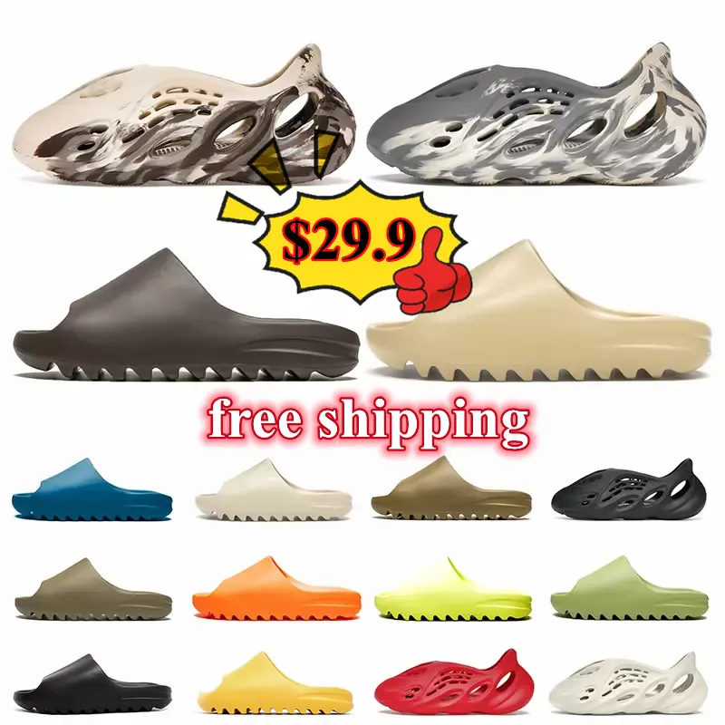 Slides Slippers Sandals Sneakers Graffiti Bone White Resin Desert Sand ...