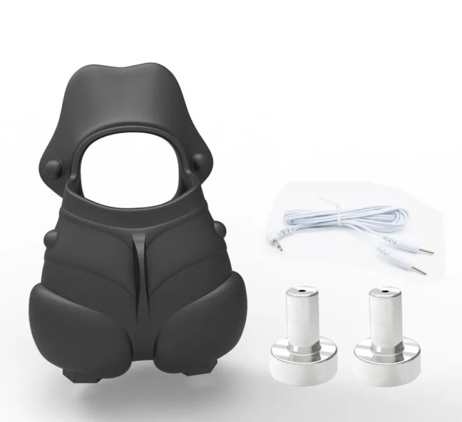 Silicone Male Ball Stretcher Scrotum Stretch Enhancer Enhancement Cock Ring Adult Sex Toys For