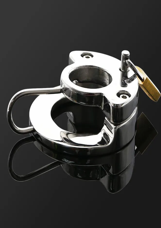 Stainless Steel Scrotum Stretchers Scrotum Ring Metal Locking Hinged