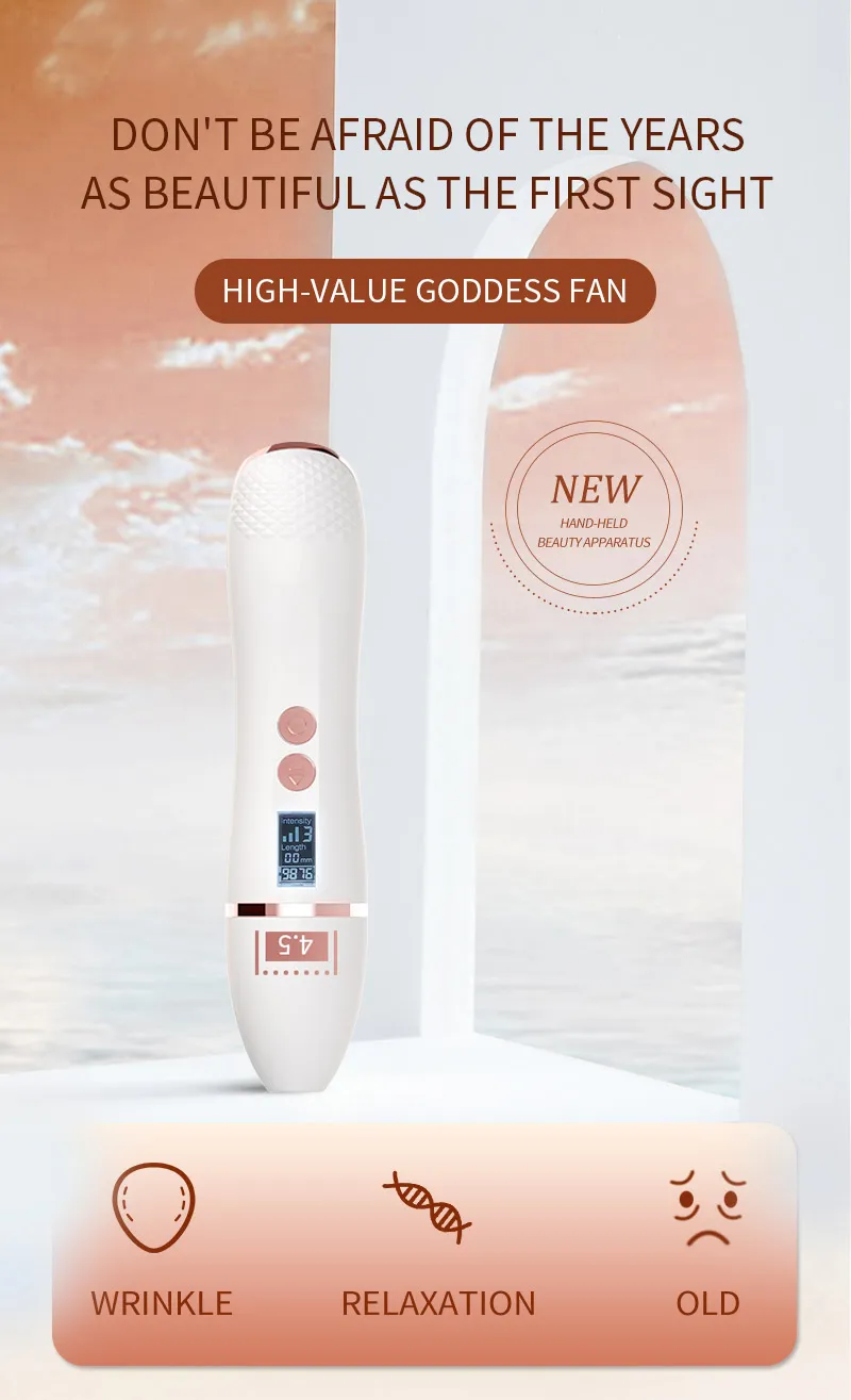 Ultrasonic Beauty Machine for Skin Face Lifting Body Slimming with 3 ...