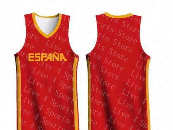College Basketball Wears Spain 2019 Basketball World Cup Jersey Team ...