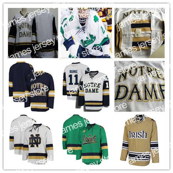 Custom ND College Hockey Jerseys Personalized Nate... From ...