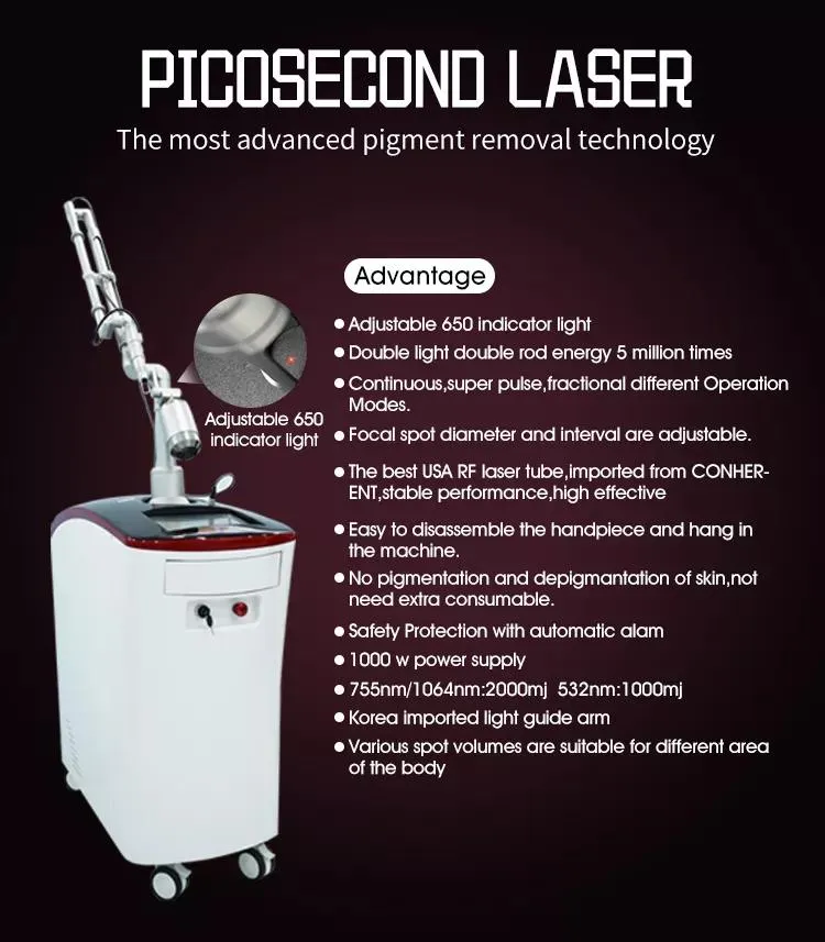 Factory Price Nd Yag Picosecond Laser Pico Q Switched Laser ...