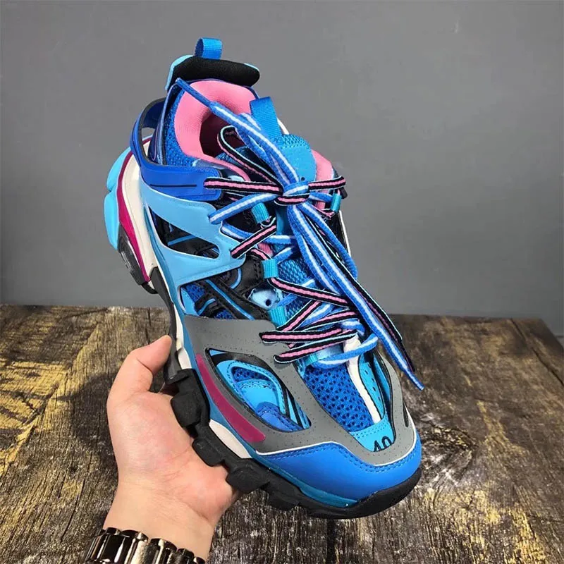 17FW Designer Triple S Track 3.0 Sneakers With Transparent Nitrogen ...