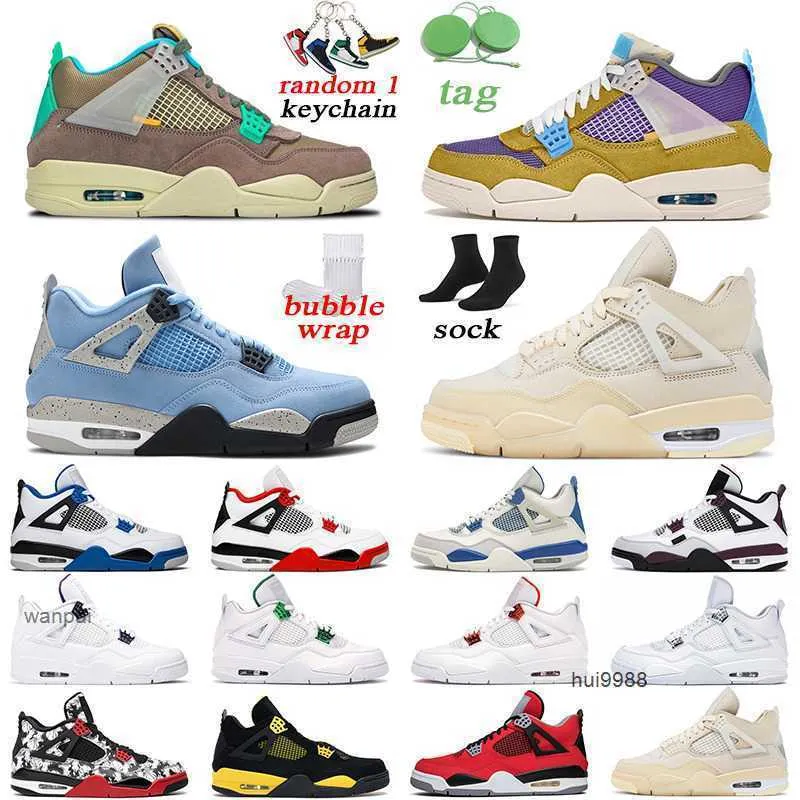 2023 Jumpman 4 Sail Mens Basketball Shoes 4s Black Cat University Blue ...