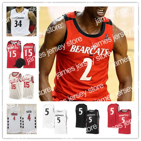 Custom Cincinnati Bearcats team basketball shirts featuring David ...