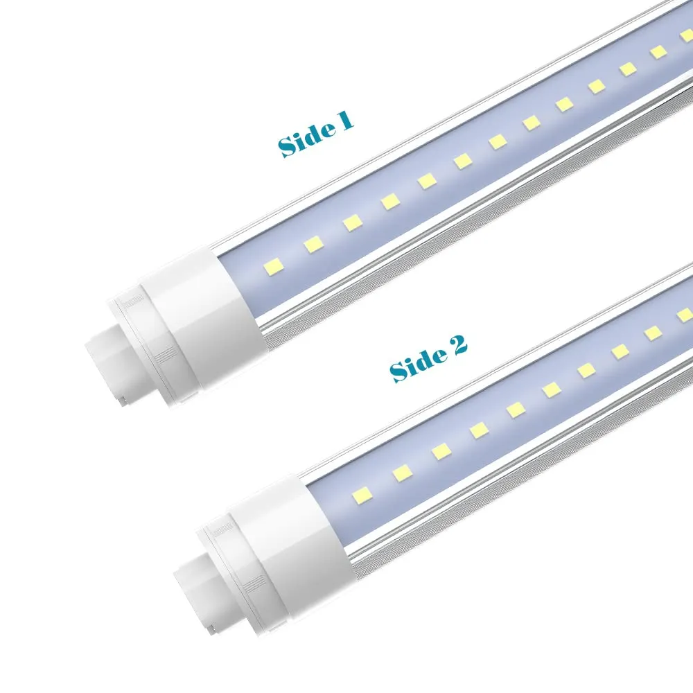 8 Foot LED Tube Lights T8 T10 T12, 4FT To 8FT, R17D/HO Base, Double ...