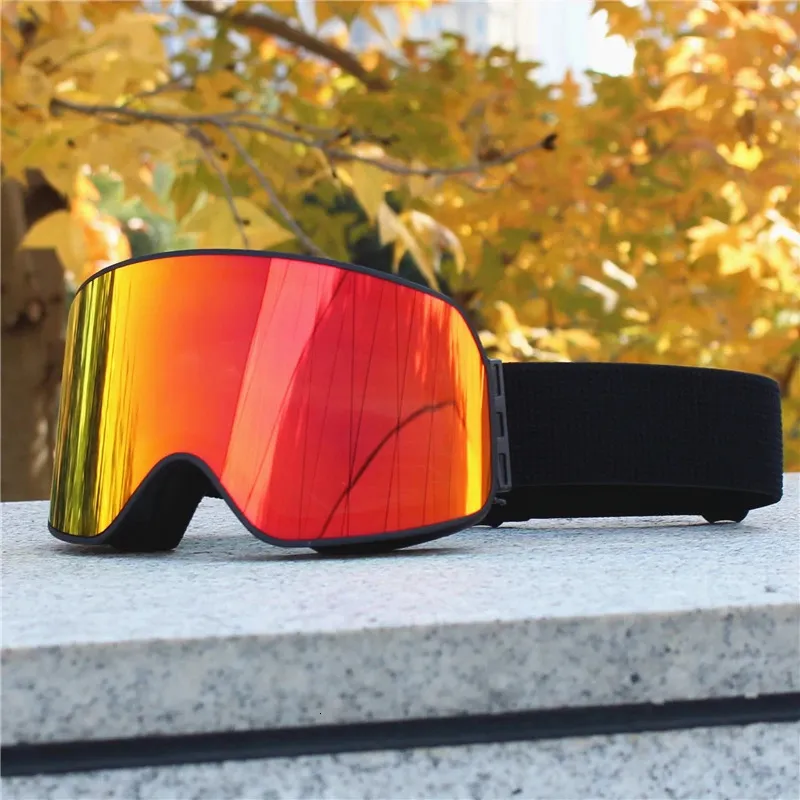 Big Frame Ski Snowboard Goggles for Women and Men, UV400 Snow ...