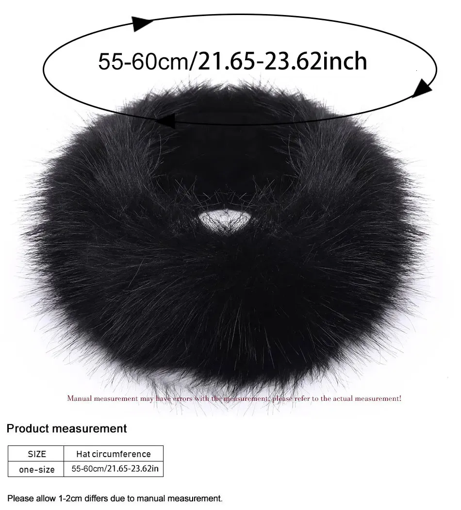 Autumn And Winter Women's Warm Real Rabbit Fur Headband Vintage Wide ...