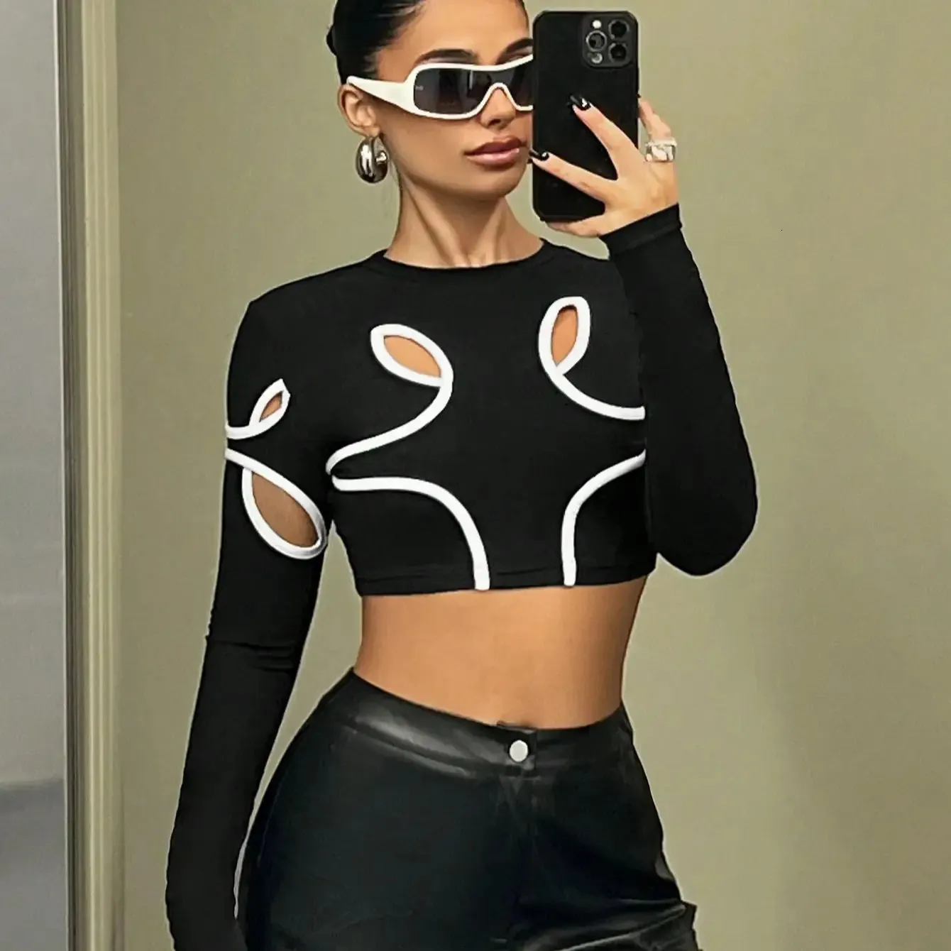 Spring And Summer Fashion Top For Women: Short And Long Sleeve, Slim ...