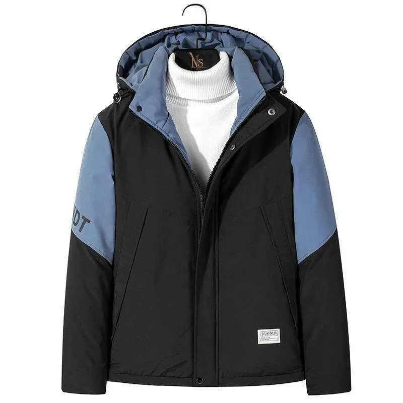 Autumn Winter Vintage Men's Warm Thick Cargo Jacket Coats Fleece ...