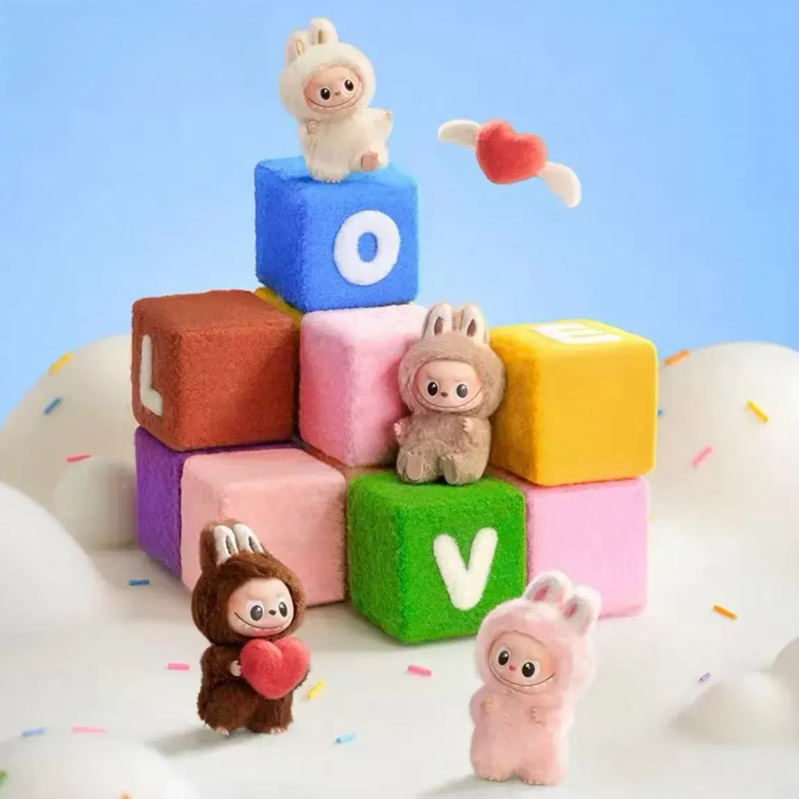 Labubu Doll V4 Heart Code Series, Monsters Big Into Energy Series Blind ...