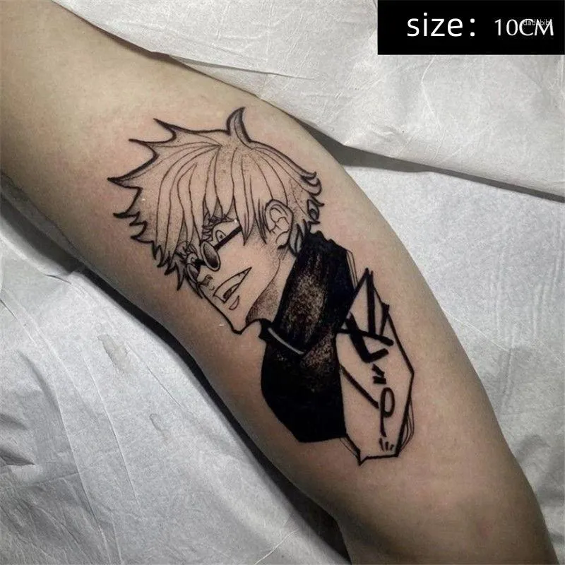 Temporary Tattoos Anime Jujutsu Kaisen Satoru Gojo Small Size Durable ...