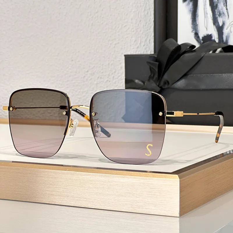 Designer Sunglasses Womens Mens Fashion Rimless Square Eyewear 312 ...