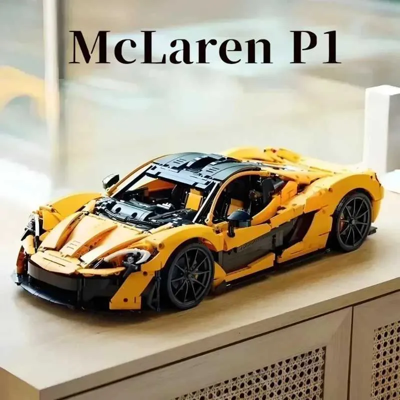 MINISO 42172 McLaren P1 Model Sports Cars 2022 Educational Toy For ...