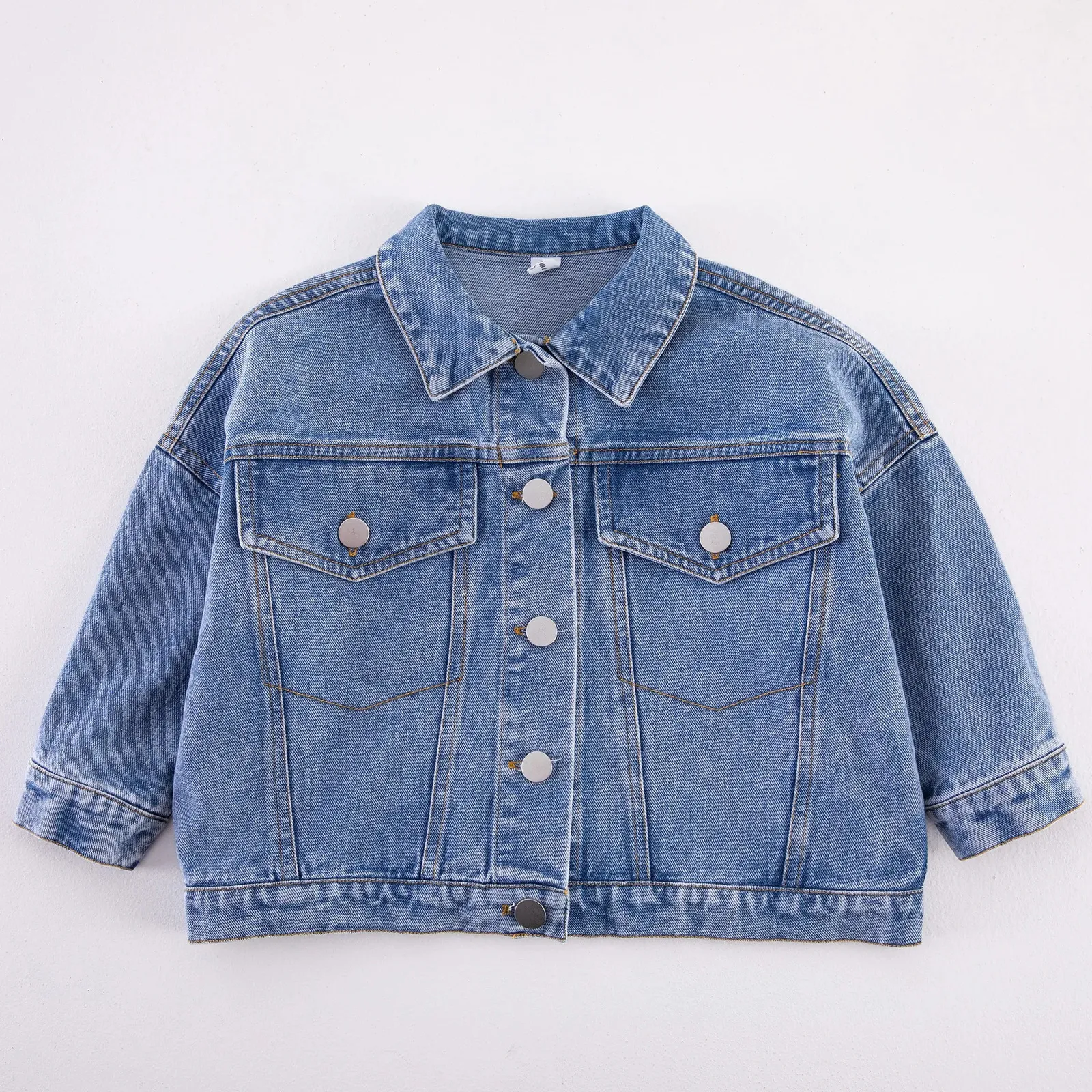 Spring & Fall Denim Jackets for Boys and Girls, Casual All-Match Kids ...