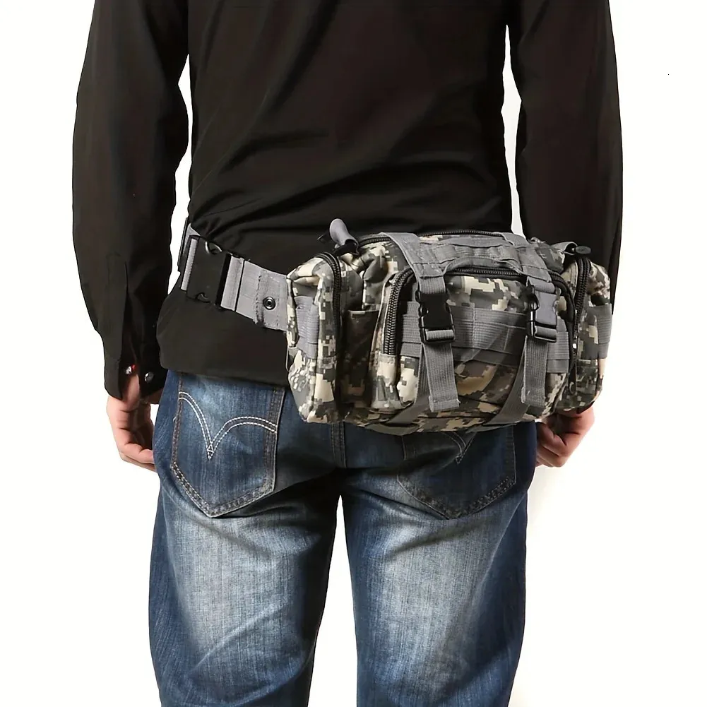 Outdoor Multifunctional Camouflage Waist Bag for Sports, Climbing, and ...