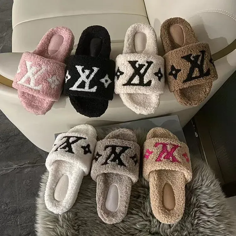 Luxury Wool Slippers: Warm & Stylish Designer Slides For Women 2024 ...