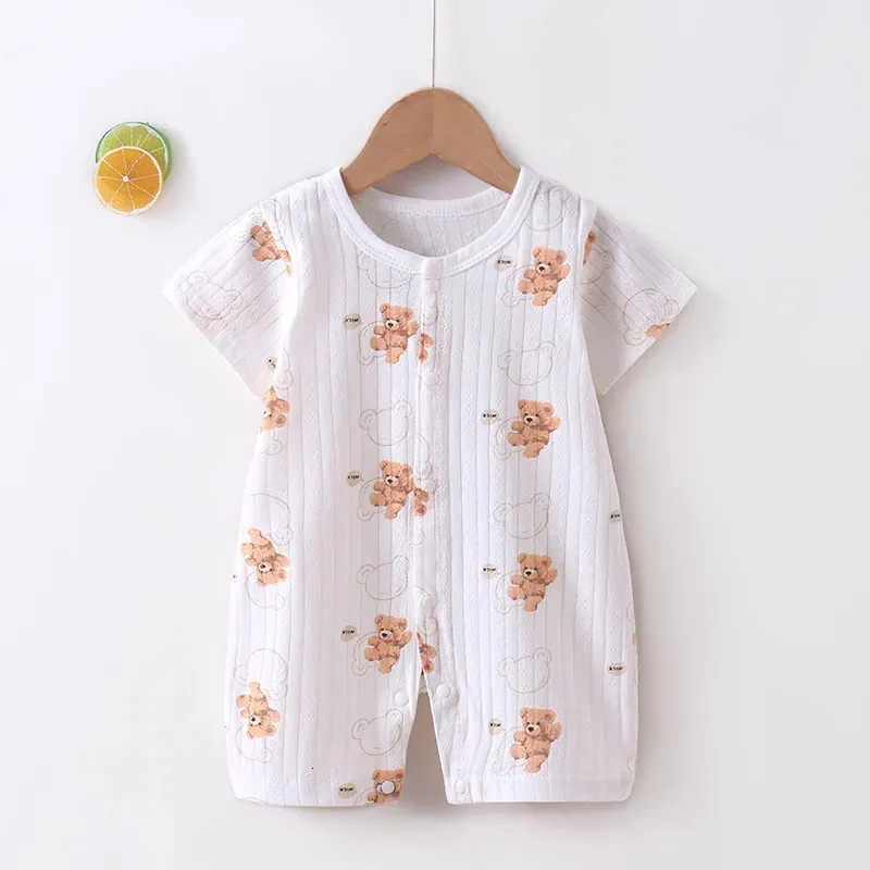 2025 Baby Onesies Climbing Clothes Pure Cotton Summer Boys Girls ...