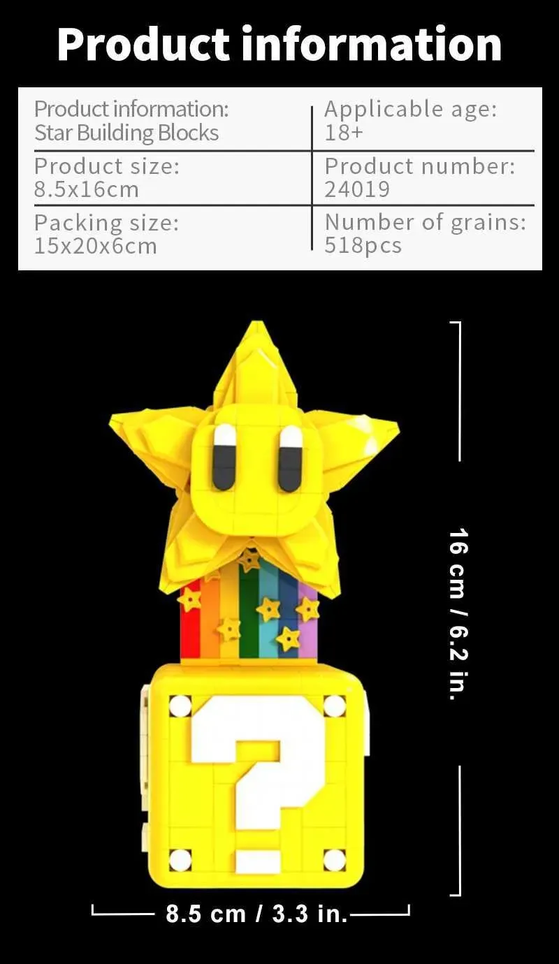 3D Mini Brick Magnetic Building Toys Super Bros Building Blocks With ...