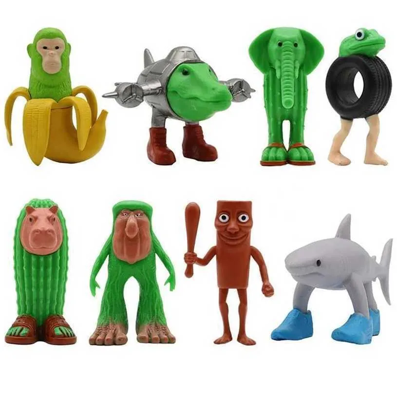 新しいTung Sahur Italian Brainrot Wooden Stick Creative Toysデスクトップ装飾コレクション ...