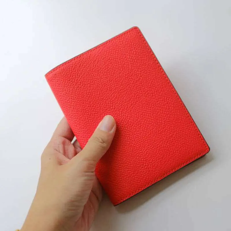 High-Quality Genuine Leather Passport Wallet with Colorful ID Boarding ...