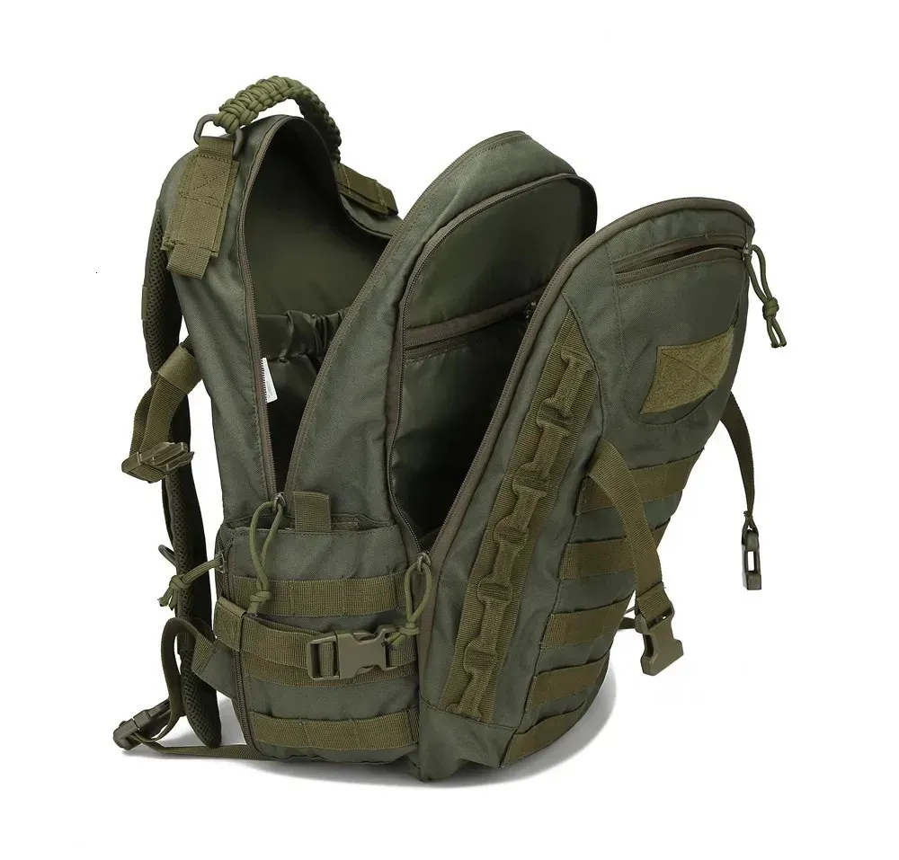 35L Outdoor Backpack: Waterproof Camouflage Camping Hiking Large Wear ...