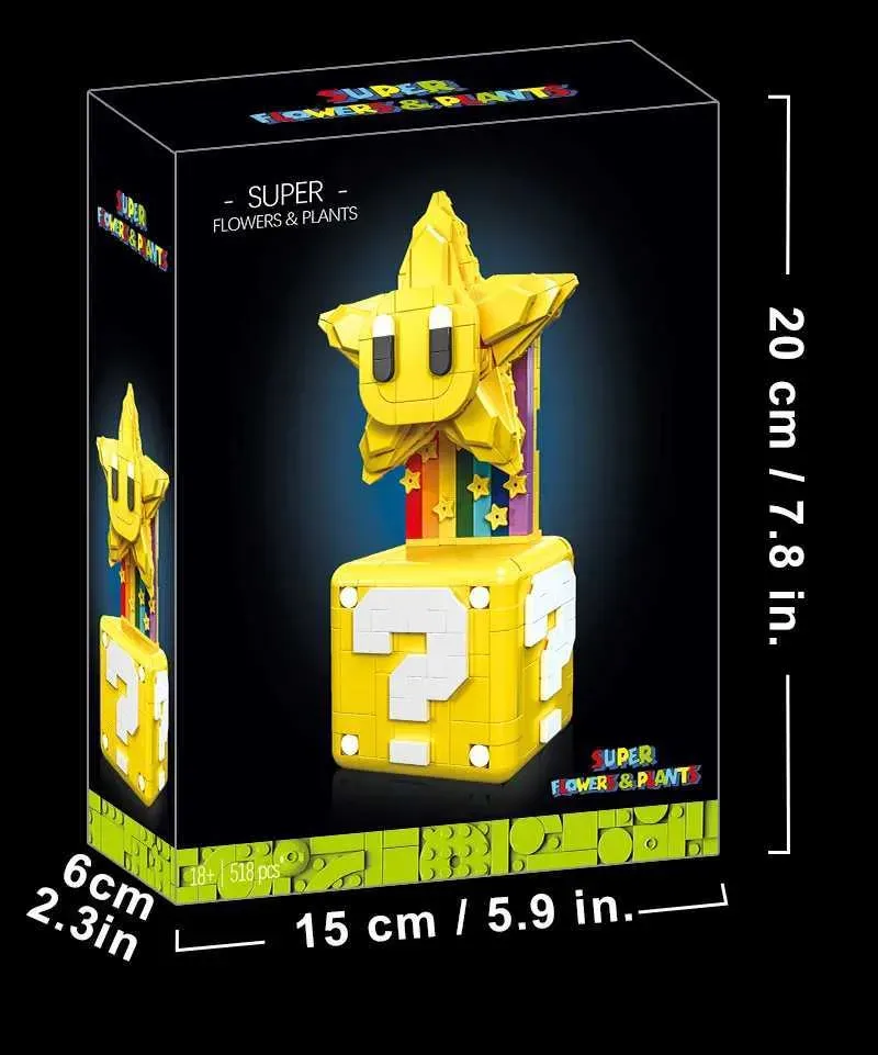 3D Mini Brick Magnetic Building Toys Super Bros Building Blocks With ...