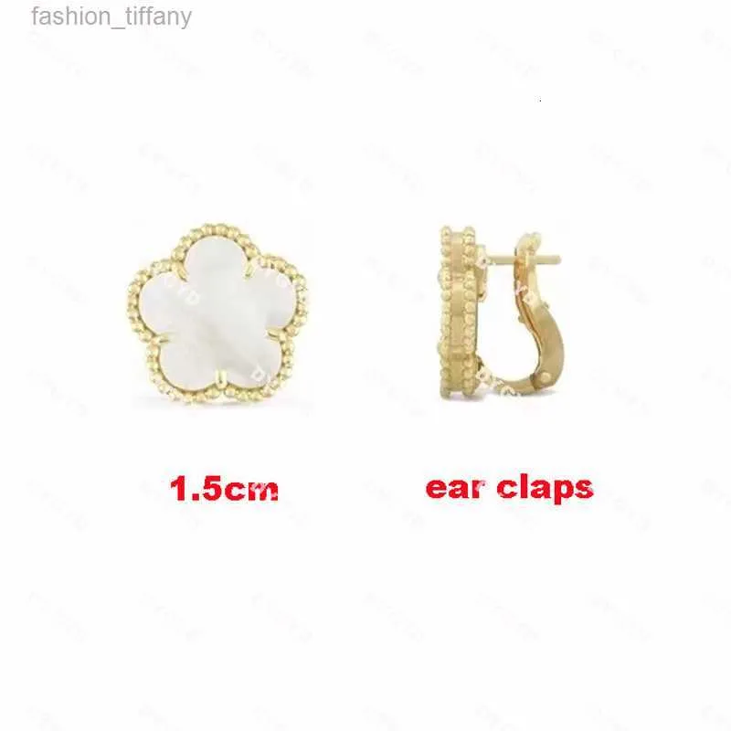 Ultra High Version V 18K Gold Plated Clover Earrings for Women ...