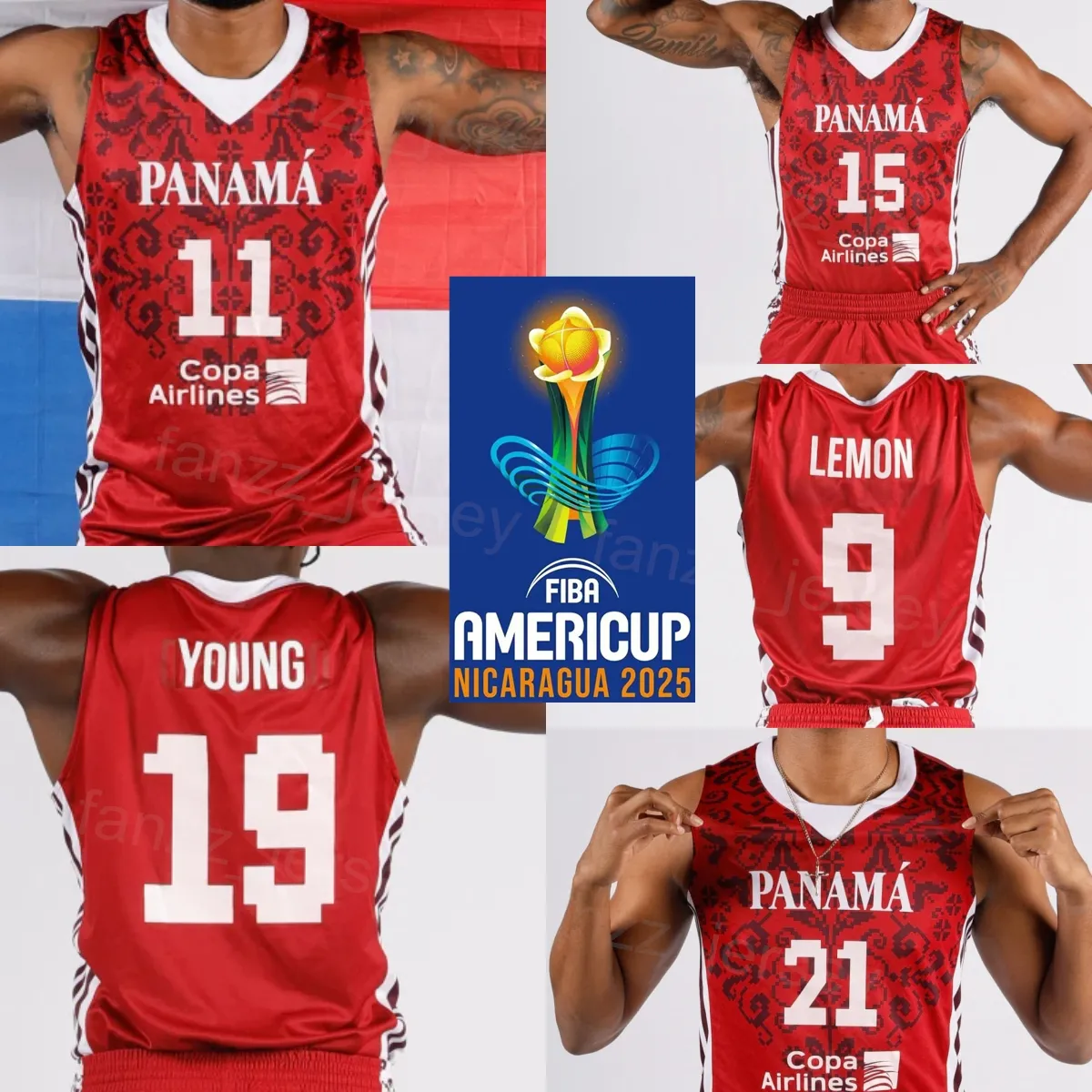 AmeriCup 25 26 Basketball Jerseys Panama Team Kids... From Vip_sport ...