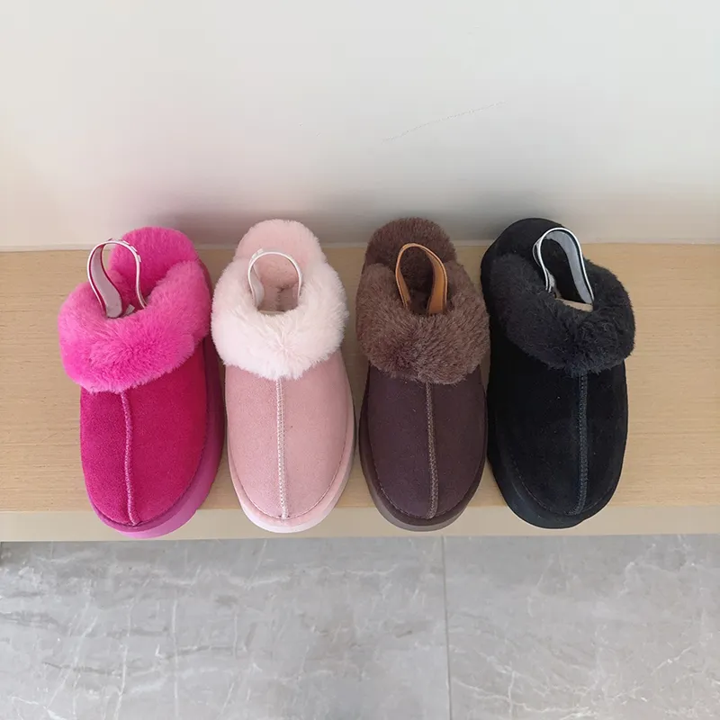 Luxurious Sheepskin Shearling Fur Slides Mules Ultra Comfortable Slip ...