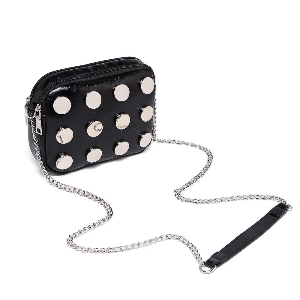 New Heavy Metal Feel Small Square Fashion Trendy Cool Chain Shoulder ...