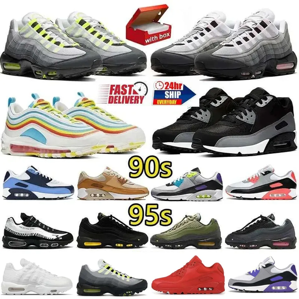 Designer Shoes Neon 95s Running Sneakers For Men... From Excellent_shoe ...