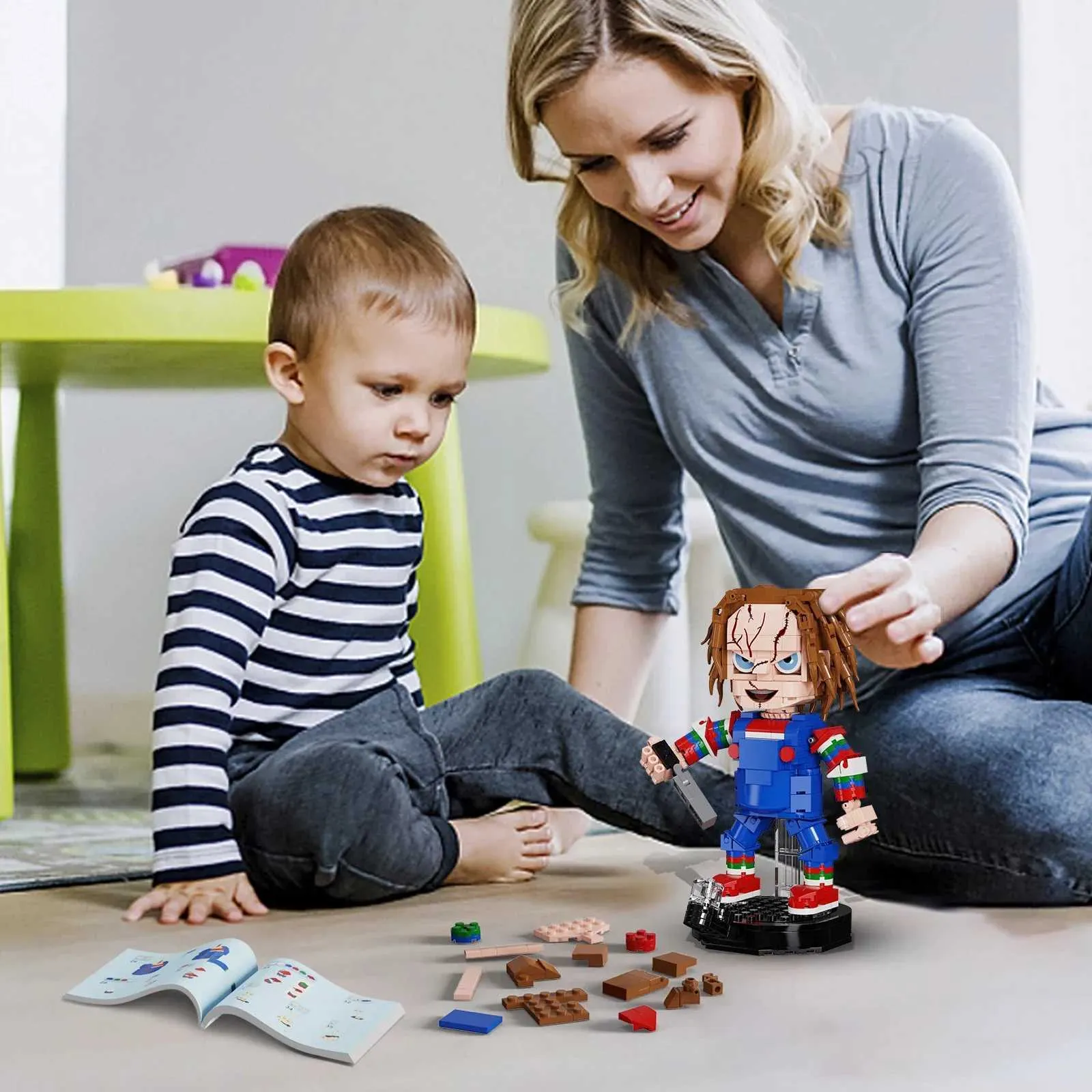 Chucky Brickheadz Building Blocks Set - Child's Play Movie Horror ...