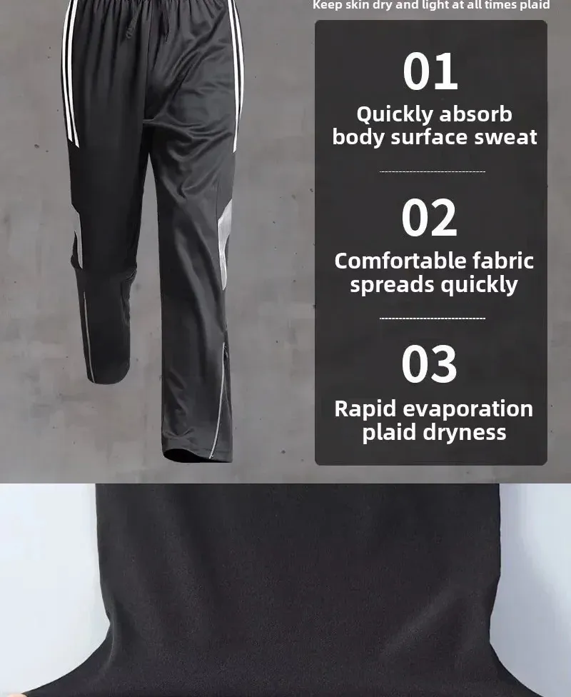 Men's Spring Running Fitness Set: Quick-Dry Loose Fit Outdoor Training ...