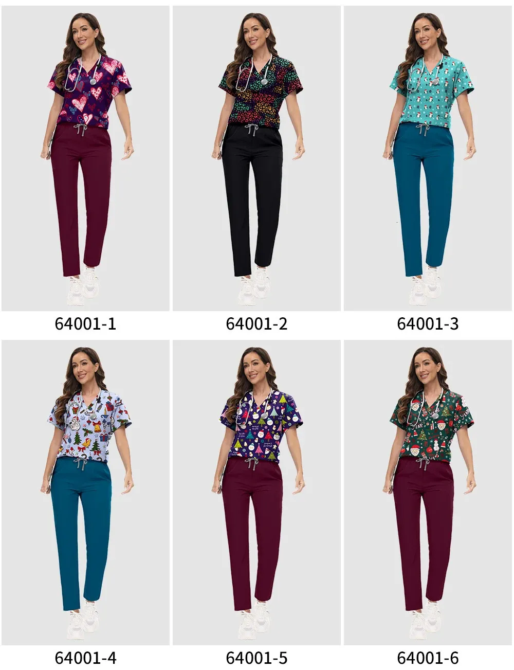 Scrubs Set: Women's Nursing Uniform, Doctor Nurse Uniform, Pharmacy ...