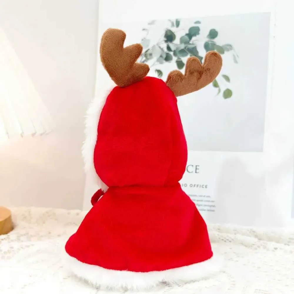 Red Christmas Cape Set for 17cm Labubu V2 Mini Doll, Labubu Clothes and ...