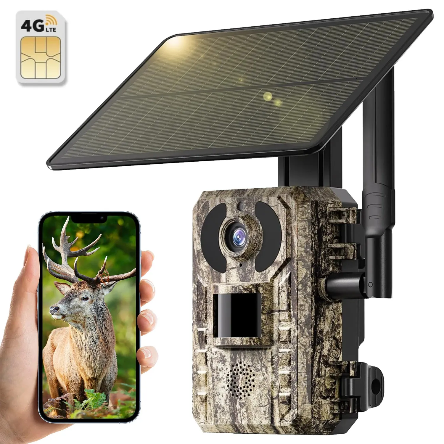 3rd Gen 4G LTE Trail Moultrie Trail Camera With Live Streaming, Built ...