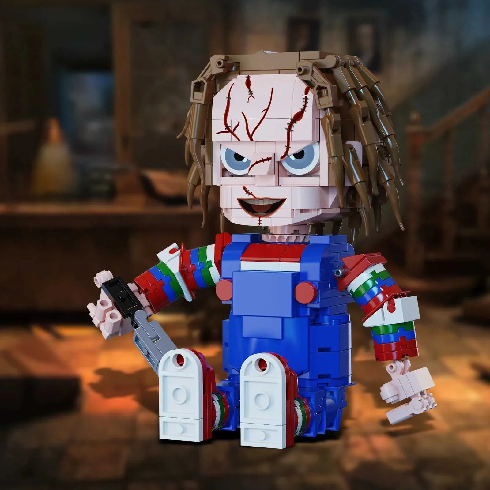 Chucky Brickheadz Building Blocks Set - Child's Play Movie Horror ...