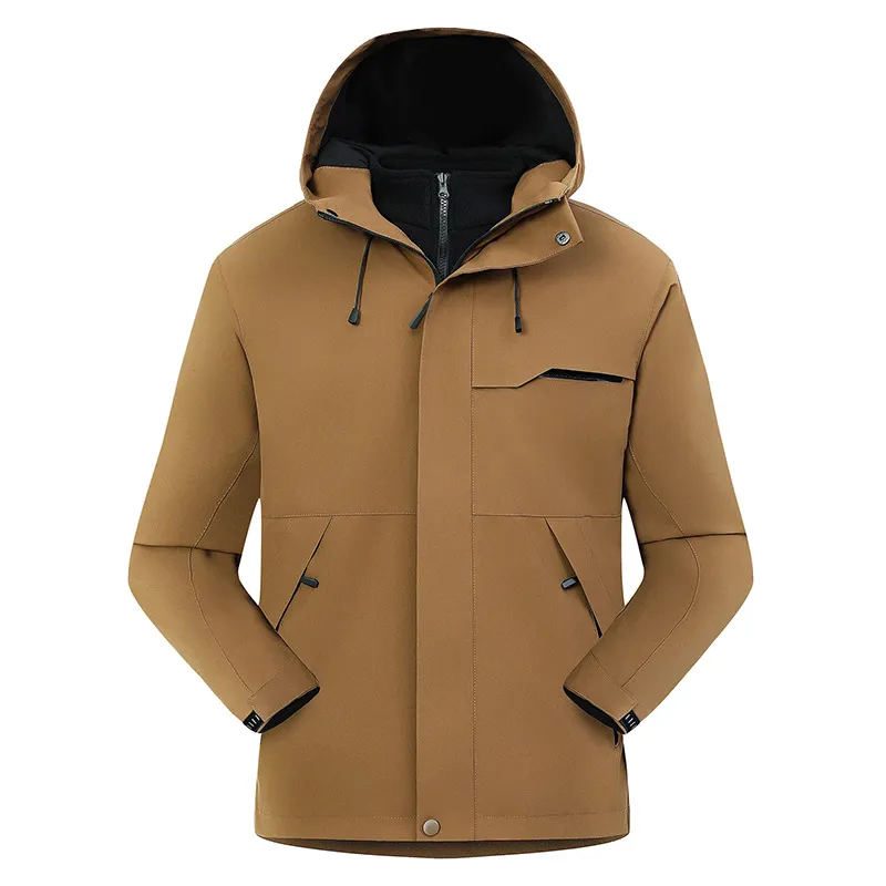 OEM Men Waterproof Outdoor Jacket 3 In 1 Warm Windproof Windbreaker ...