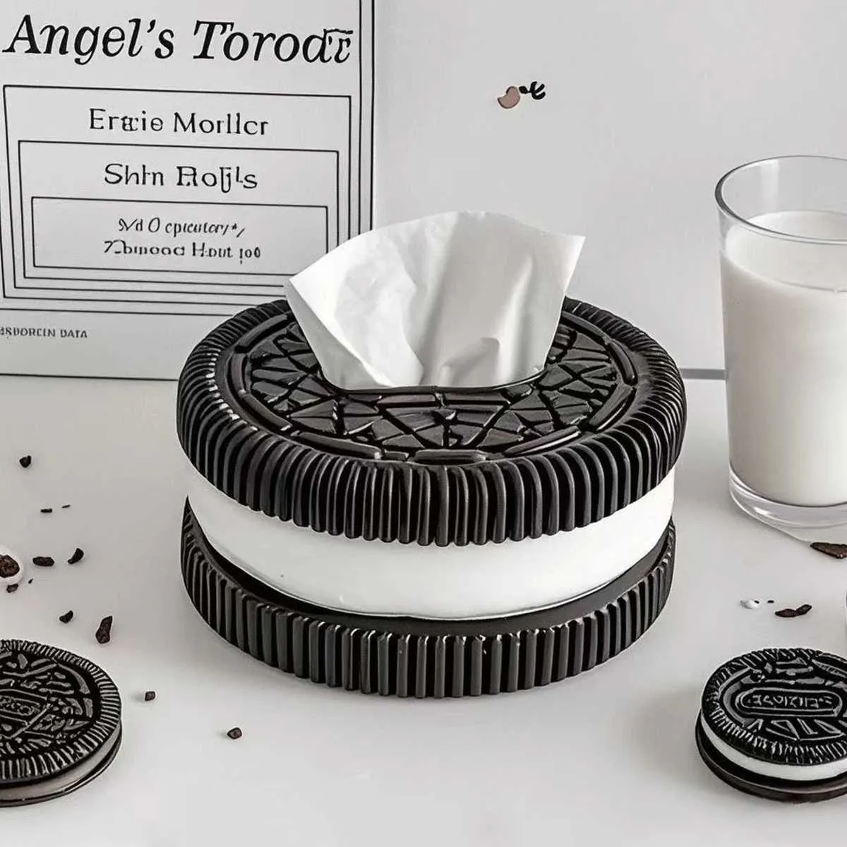 Creative Oreo Tissue Box Biscuit Style Home Decor For Bedroom Tables ...