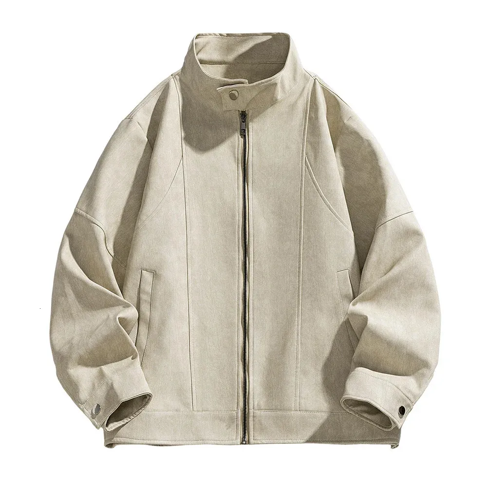 High Street American Style Standup Collar Leather Jacket, Autumn/Winter ...