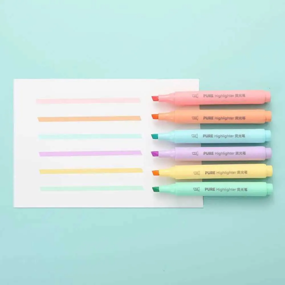 Book Highlighters Aesthetic Markers, Colorful Highlighters, Practical ...